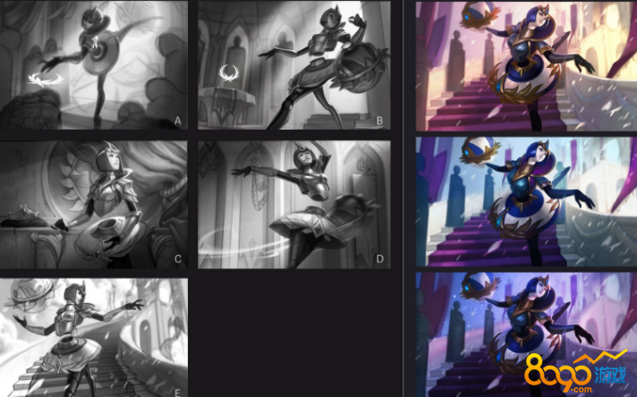 lolS8胜利女神发条魔灵外观一览 S8胜利女神发条魔灵原画展示-8090网页游戏